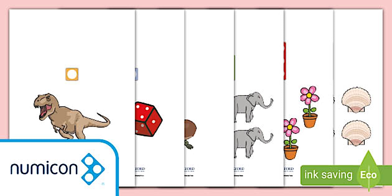 Counting Numicon Shapes 1- 20 Posters (teacher made)